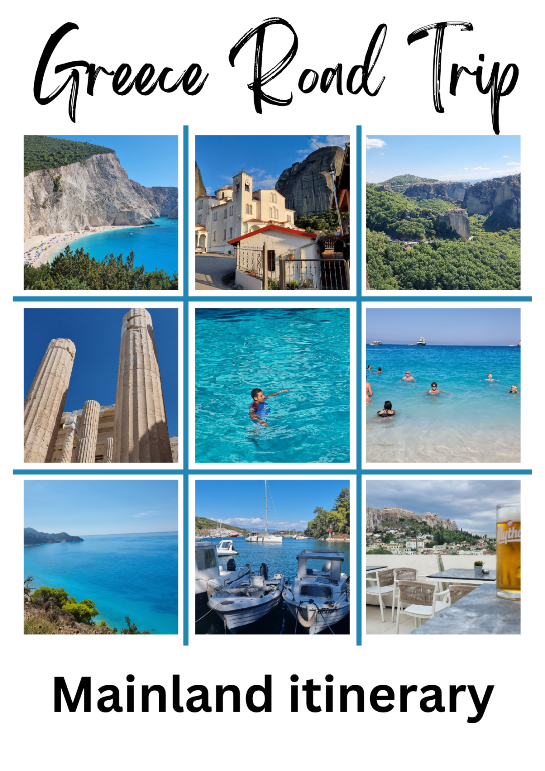 Mainland Greece itinerary - Ultimate 7 to 10 day Road Trip